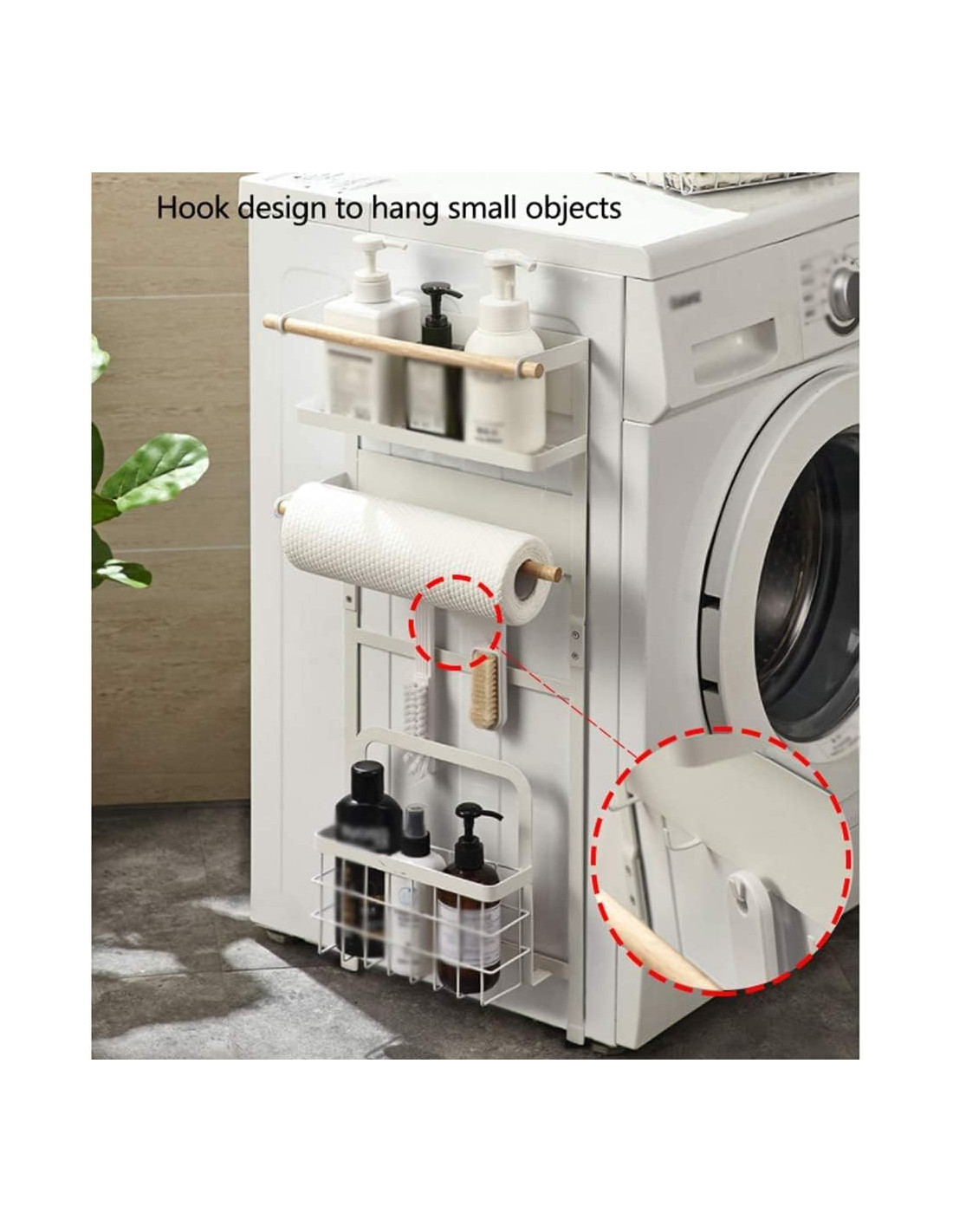 Organizador Imantado multiuso blanco/negro